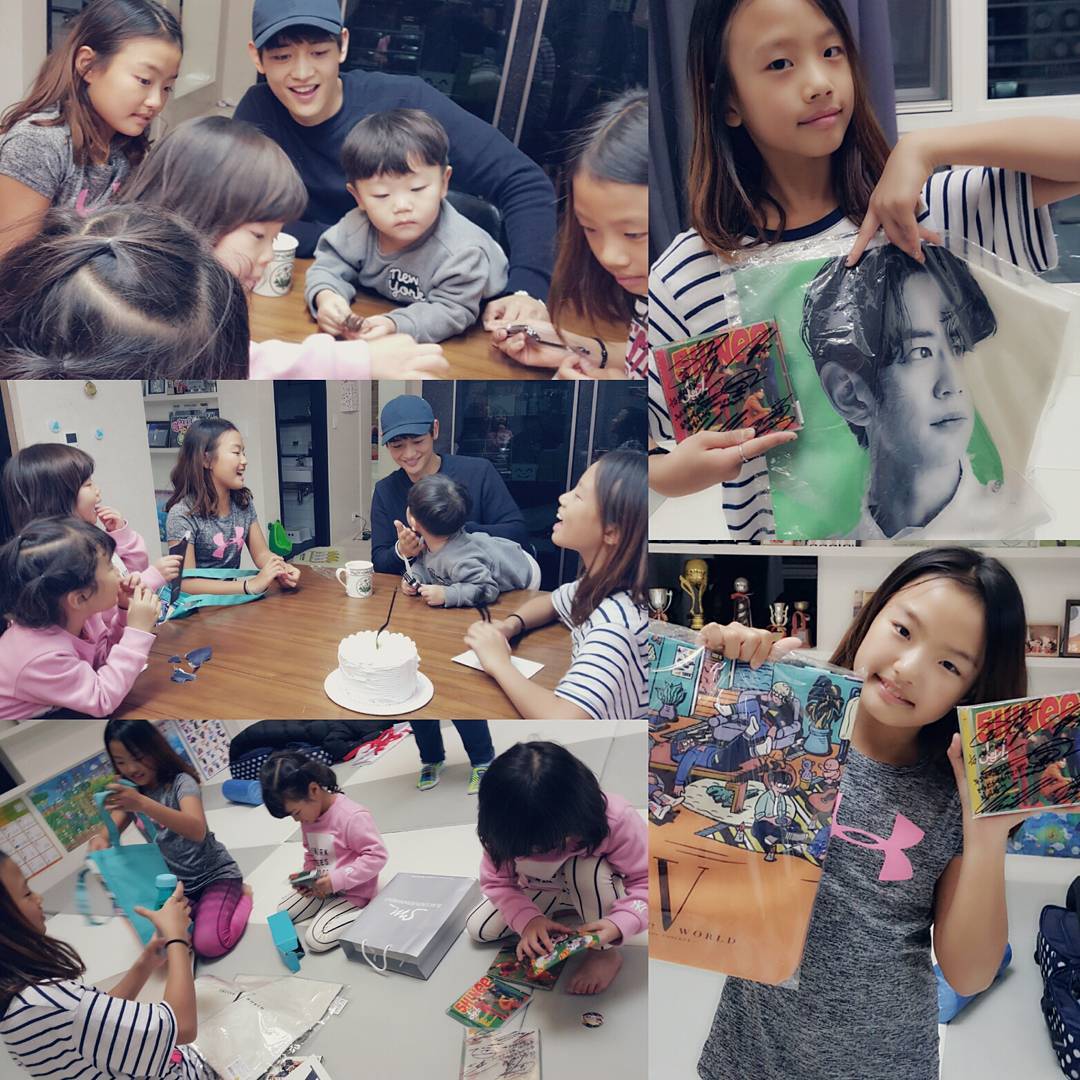 SHINee Minho Spends Time With Baby Daebak's Family - Koreaboo