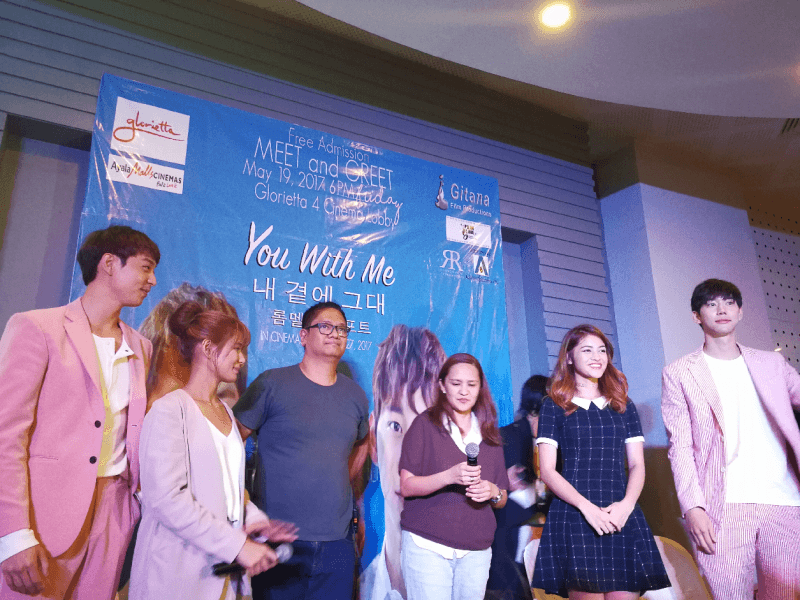Cast of Korean-Filipino Movie "You With Me" Hold Their Fanmeet in ...