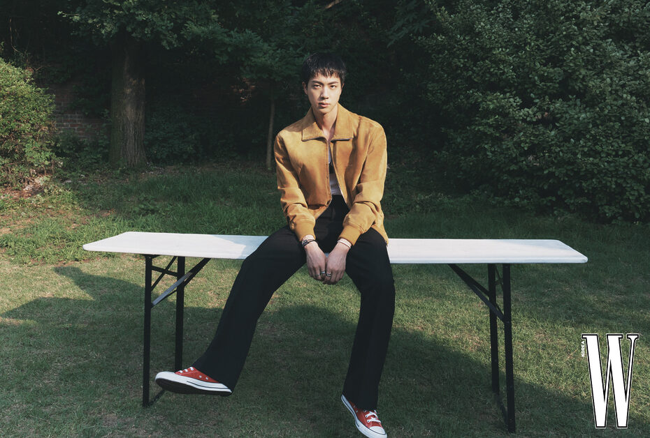 BTS's Jin Is Super Hot In 50+ Brand New Photos For W Korea - Koreaboo