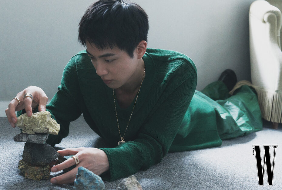 BTS's Jin Is Super Hot In 50+ Brand New Photos For W Korea - Koreaboo