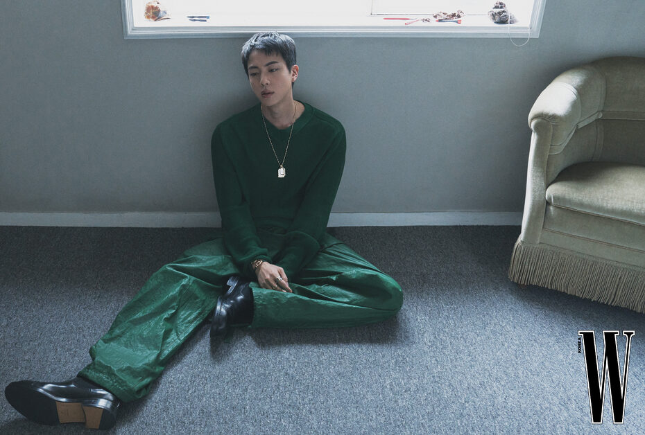 BTS's Jin Is Super Hot In 50+ Brand New Photos For W Korea - Koreaboo