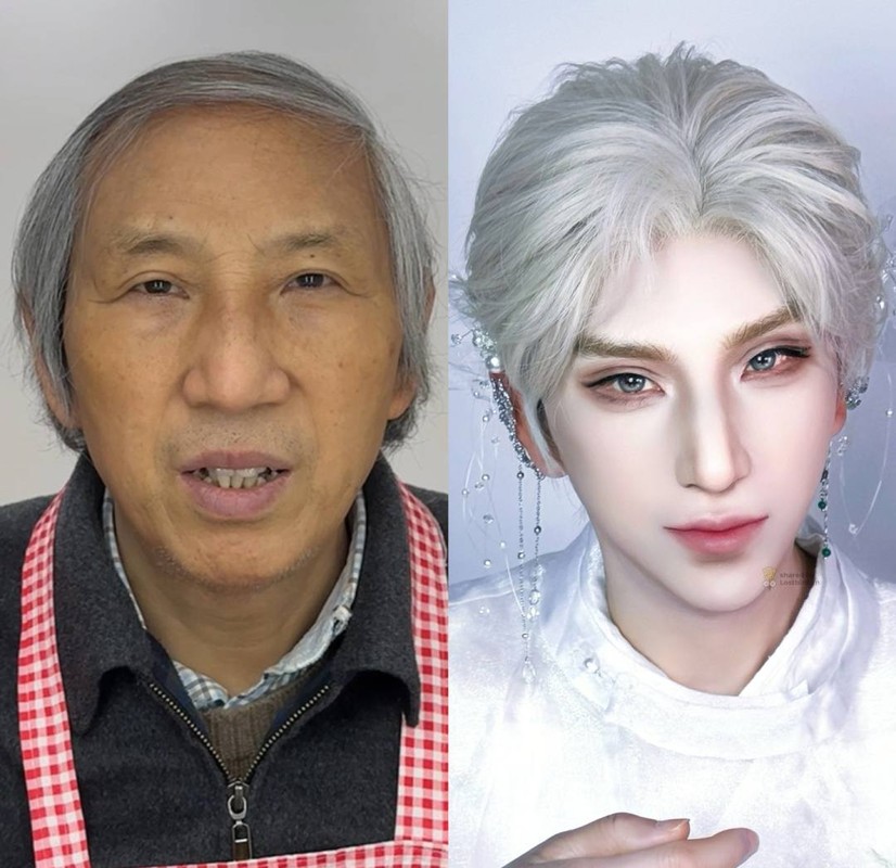 Grandfather's Transformation Into A Male Idol Goes Insanely Viral ...