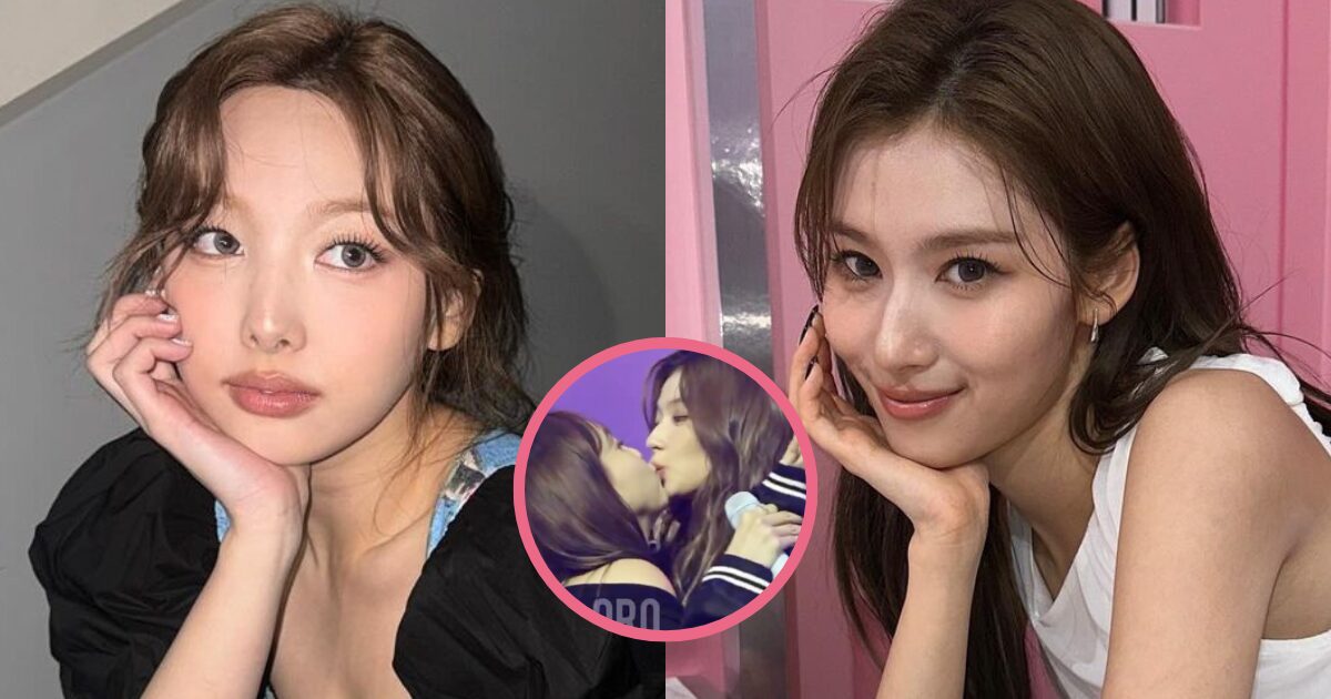 TWICE's Nayeon And Sana Kiss On The Lips, Surprising Everyone - Koreaboo