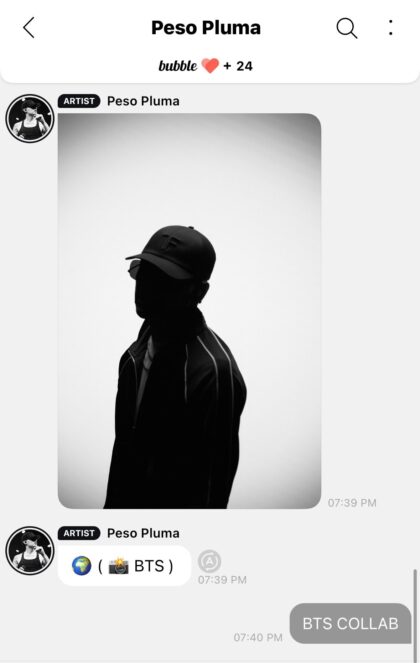 ARMYs Think Peso Pluma Confirmed BTS Collab - Koreaboo