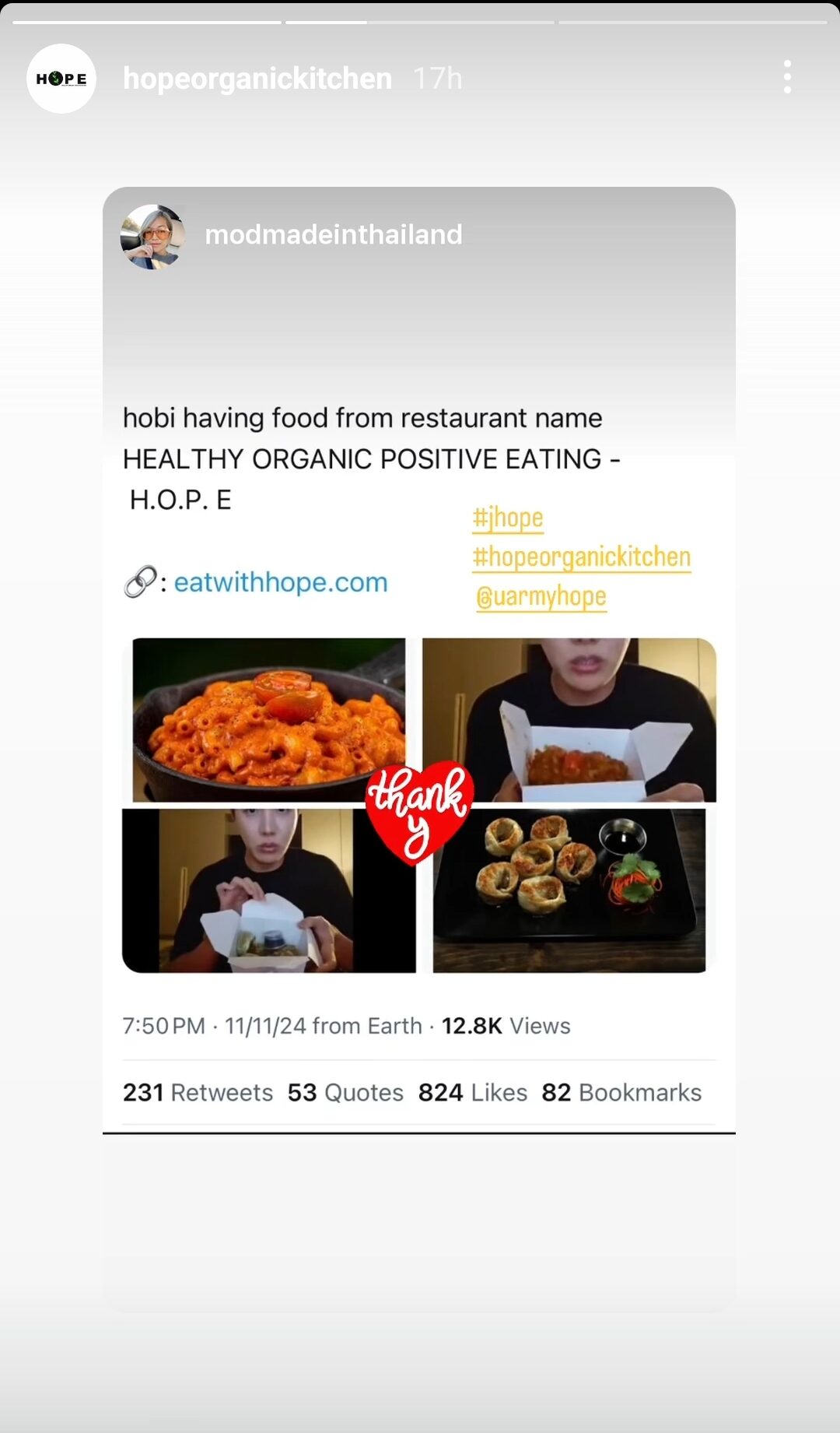 BTS's J-Hope Brings Influx Of Customers To Plant-Based Restaurant ...
