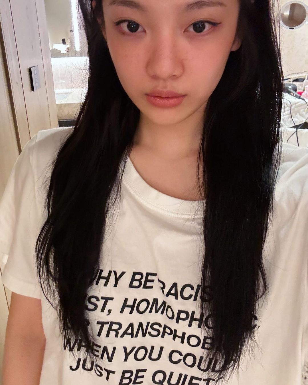 Aespa's NingNing Gains Attention For Bold Message On Her Shirt - Koreaboo