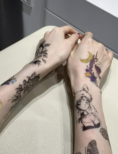 Han So Hee Shows Off New "Tattoos" - Koreaboo