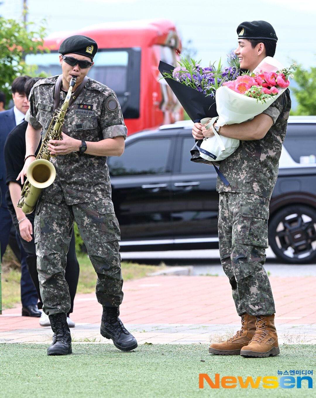 BTS's V And RM Generate Excitement Following Their Military Discharge ...