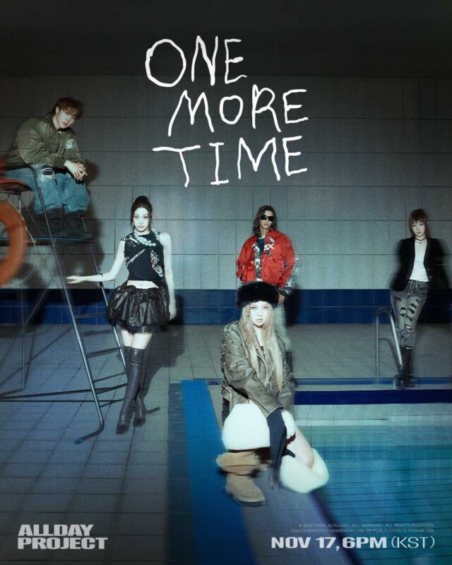 ALLDAY PROJECT Releases Second Poster for "ONE MORE TIME" - Koreaboo
