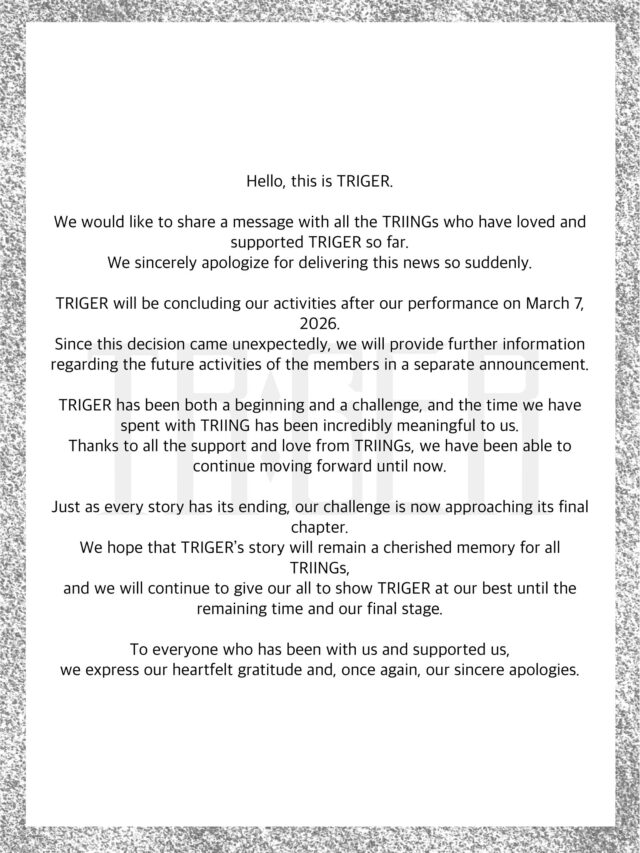 Boy Group Announces Disbandment And Final Performance Ahead Of ...